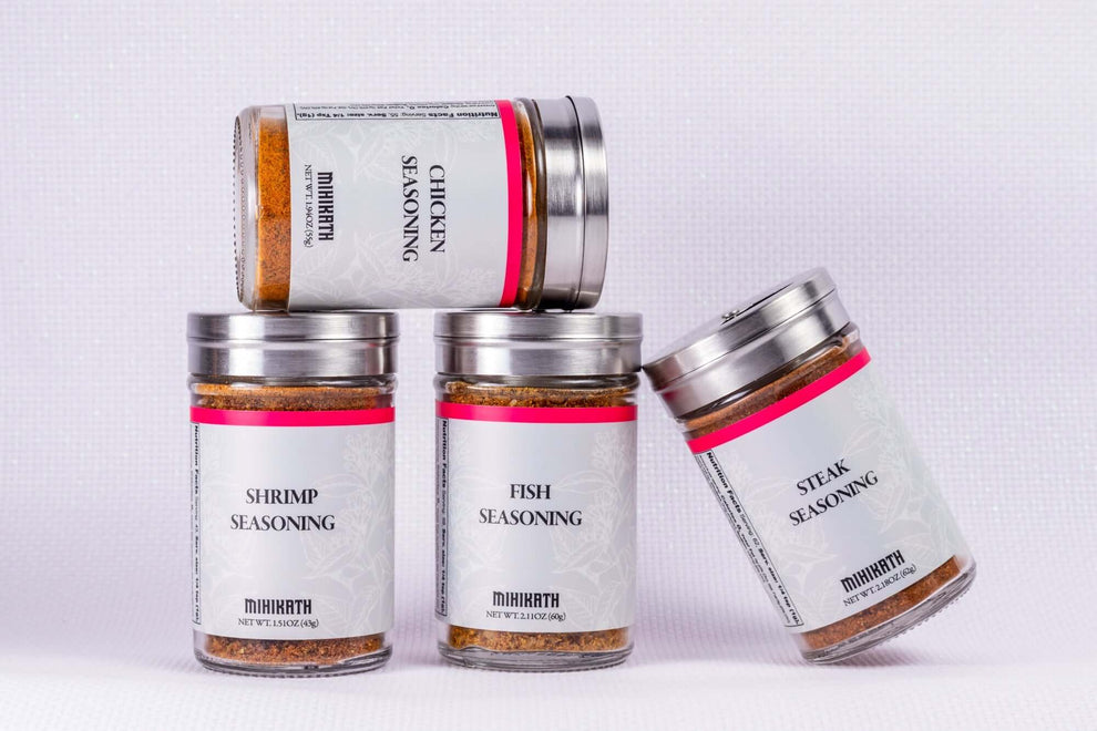 Mihikath Spices Seasoning Gift Set(Pack of 4) by CeyOrganics – CEYORGANICS